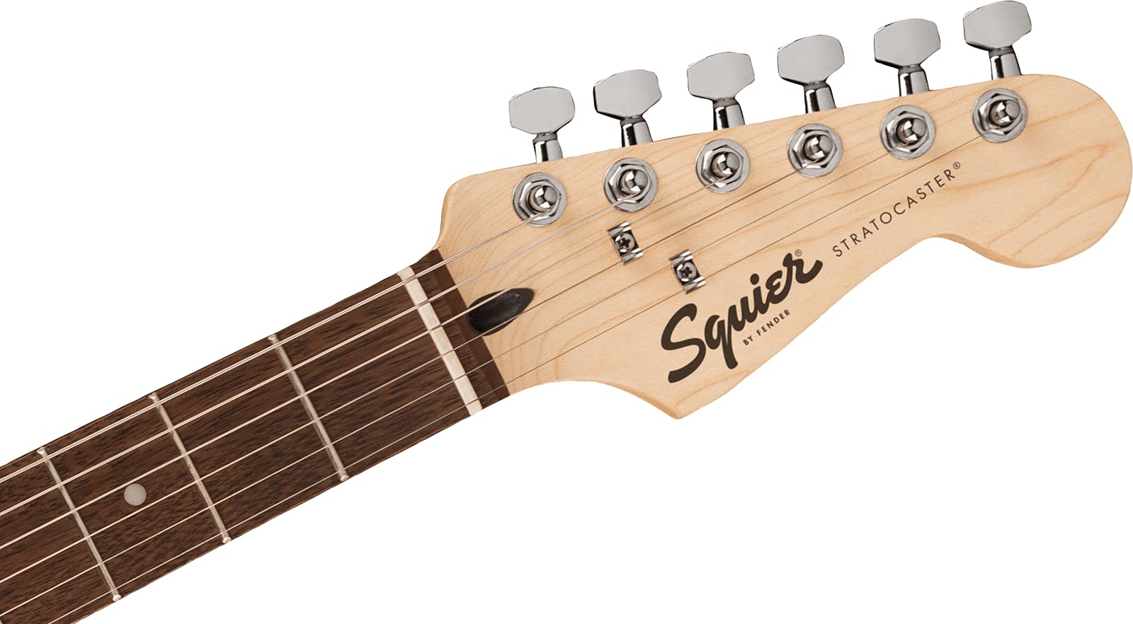Fender Stratocaster HT, White Pickguard - Transparent Blue Bundle with Frontman 10G Amplifier, Instrument Cable, Gig Bag, Strap, Picks, and Austin Bazaar Instructional DVD