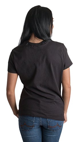 Skeleton Rib Cage | Jumbo Print Novelty Halloween Costume Ladies' T-Shirt-Ladies,M Black