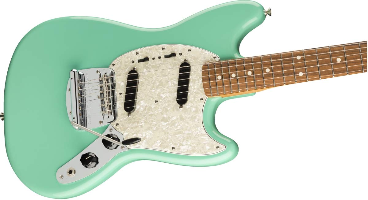 Fender Vintera '60s Mustang - Pau Ferro Fingerboard - Sea Foam Green, with 2-Year Warranty