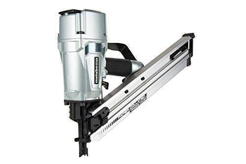 Metabo HPT Framing Nailer, Pneumatic, Accepts 30 Degree Paper Strip Collated Clipped Head Nails and 30 Degree Paper Strip Collated Offset Round Head Nails, 2-Inch to 3-1/4-Inch (NR83AA5)
