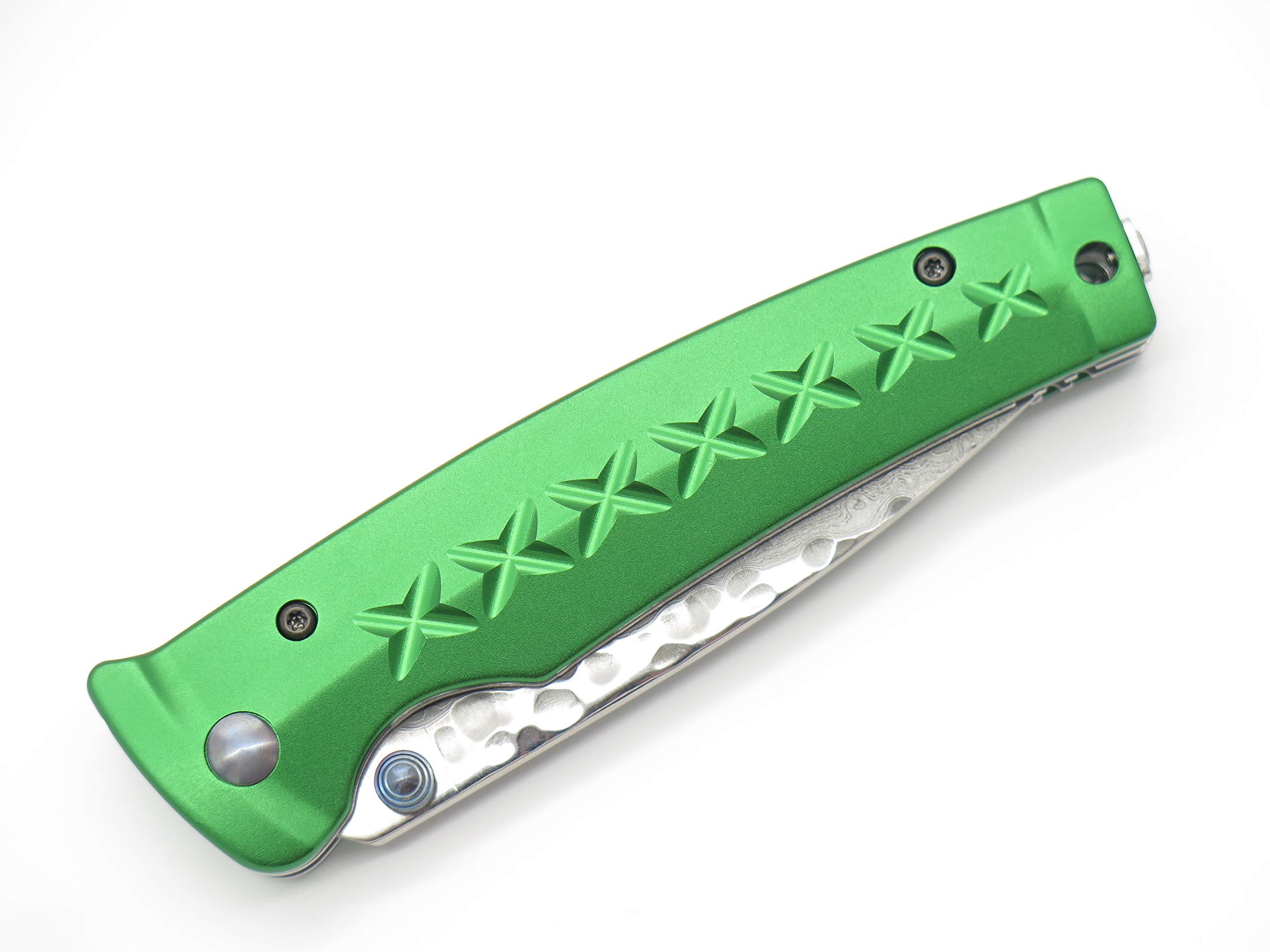 Mcusta Seki Japan MC163D Green Japanese Bushi Sword VG-10 Damascus Folding Knife