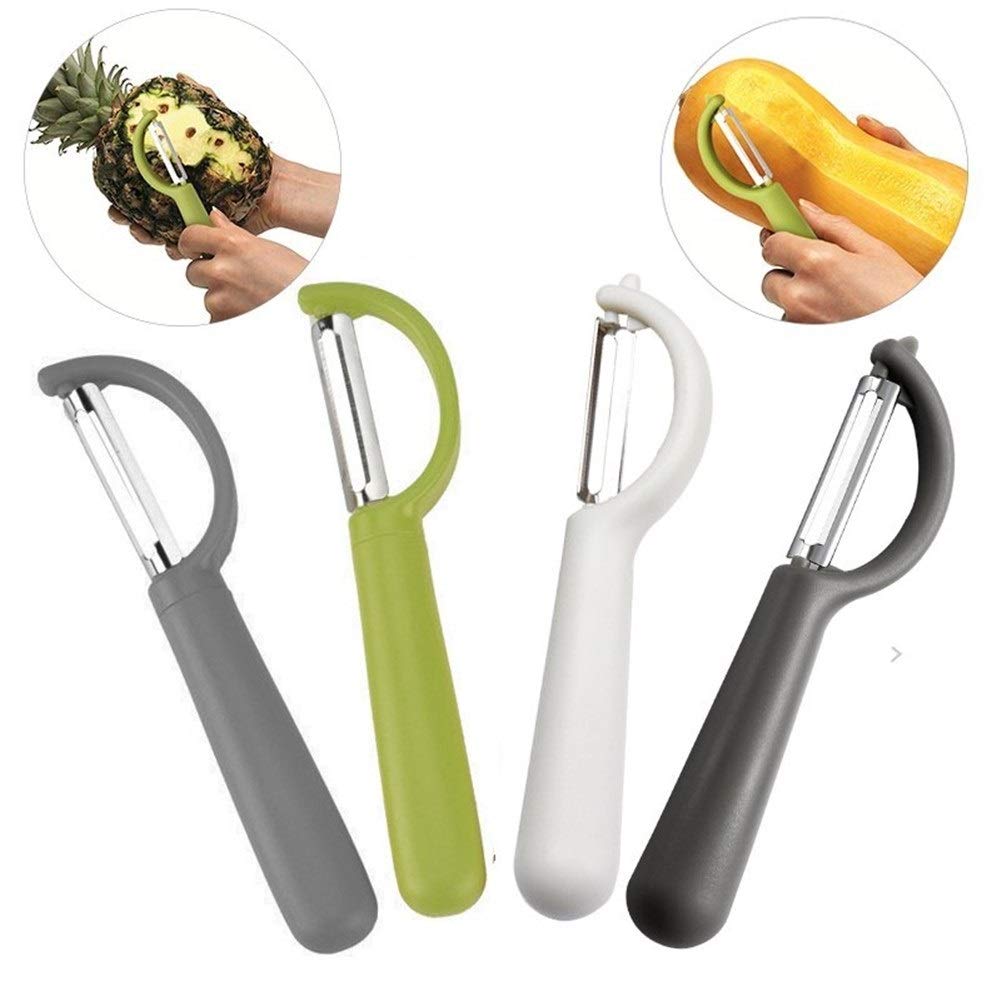 Fruits Vegetable Peeler Potatoes Peelers Carrot Pineapple Orange Zesters easy Peeling Tools Kitchen Gadgets DUO ER (Color : Beige)