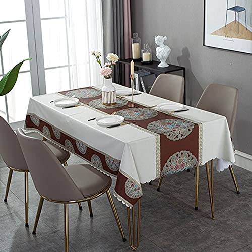 Geometric Stripes Tablecloth Black and Gray Stitching Pattern Rectangular Waterproof Kitchen Wedding Decor De Table A5 140x210cm