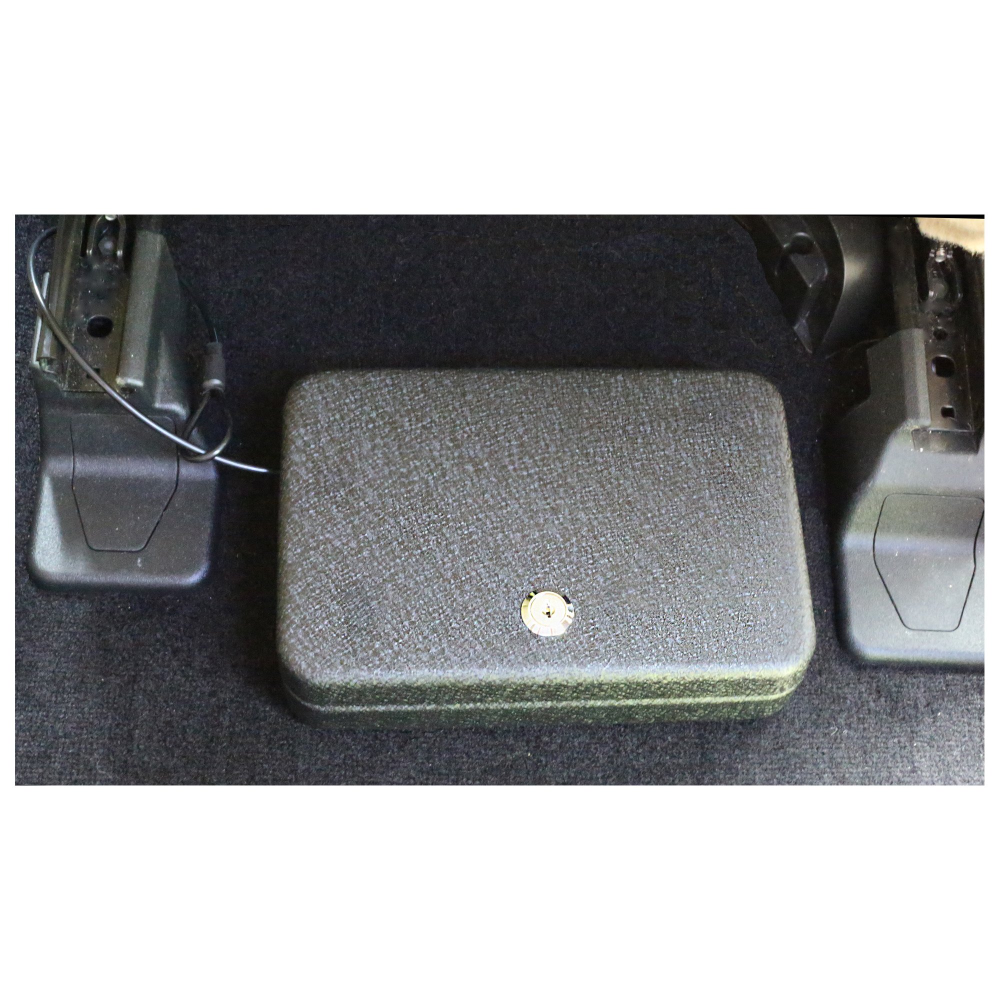 FSDC (Firearm Safety Devices - FSDC-MLC5200 Keyed Steel Lockable Gun Case & Security Box β Heavy-Duty Powder Coated Steel β TSA Approved β Compact for Easy Storage