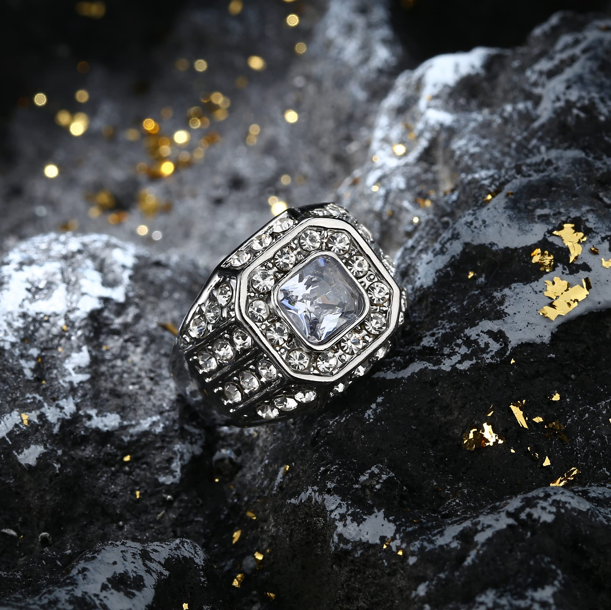 FIASASO 6Pcs Ice Out Rings