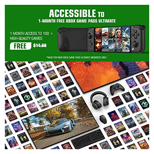 KONSEV Game Controller 2022 X2 Pro Gamepad Compatible with Android Type C Mobile Game Controller Compatible with Xbox Game Pass Ultimate, xCloud, Stadia, Cloud Gaming Game Accessories