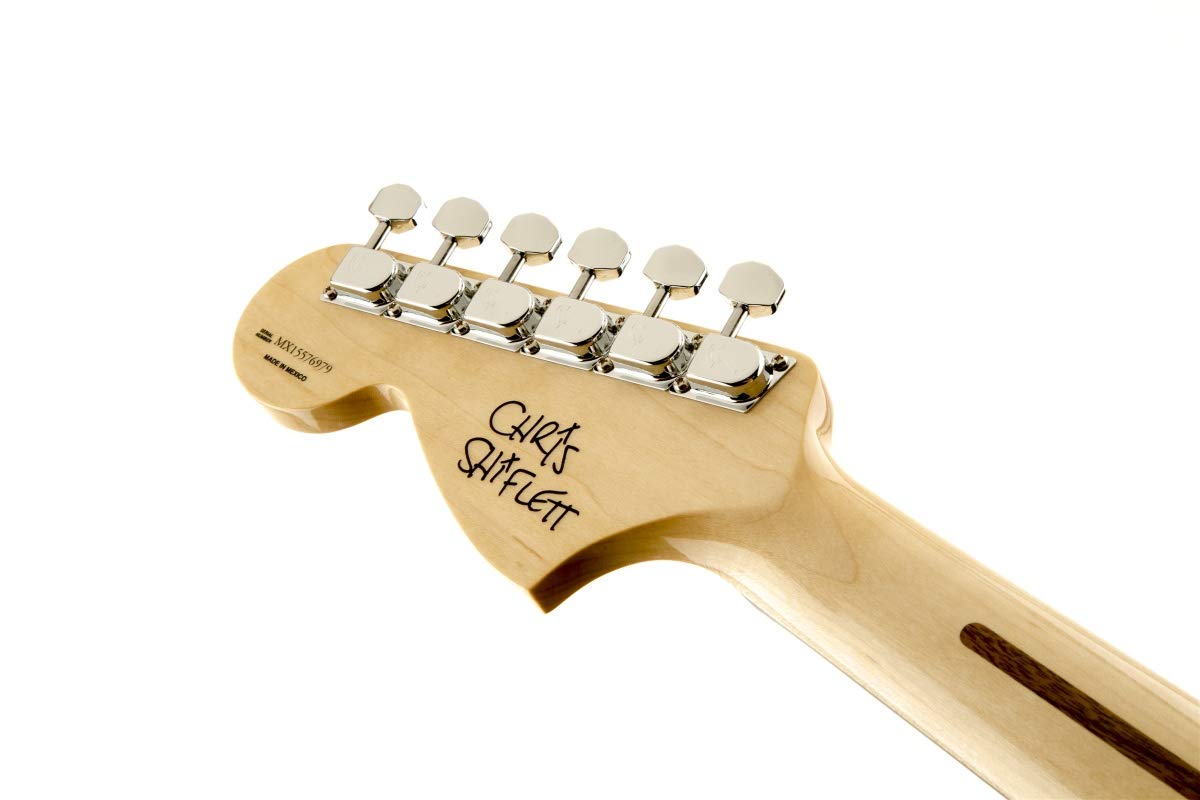Fender Chris Shiflett Deluxe Telecaster Electric Guitar, with 2-Year Warranty, Shoreline Gold, Rosewood Fingerboard
