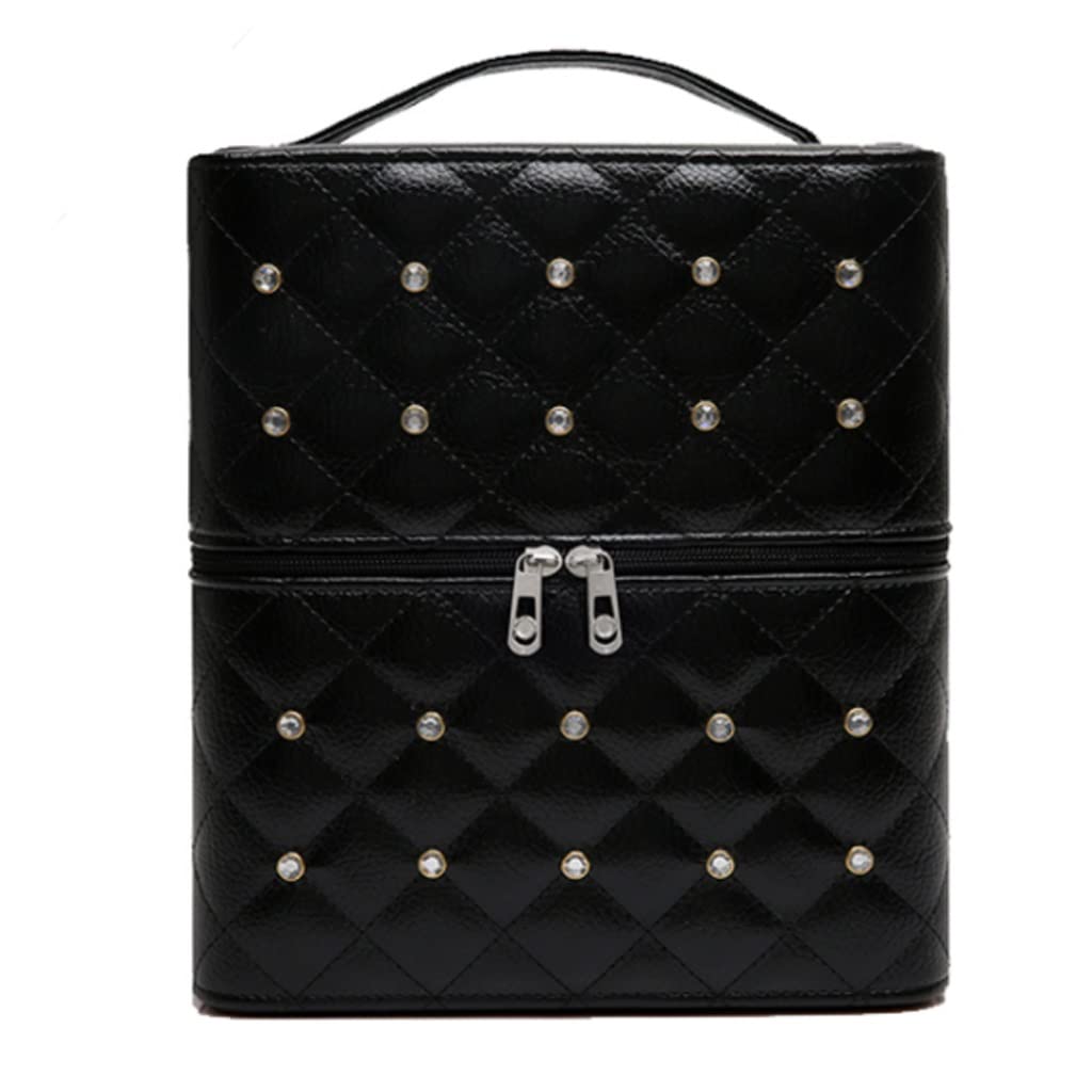 LEPSJGC Makeup Bag Cosmetic Box Women Casual Folding Travel Storage Case Large Capacity Suitcase