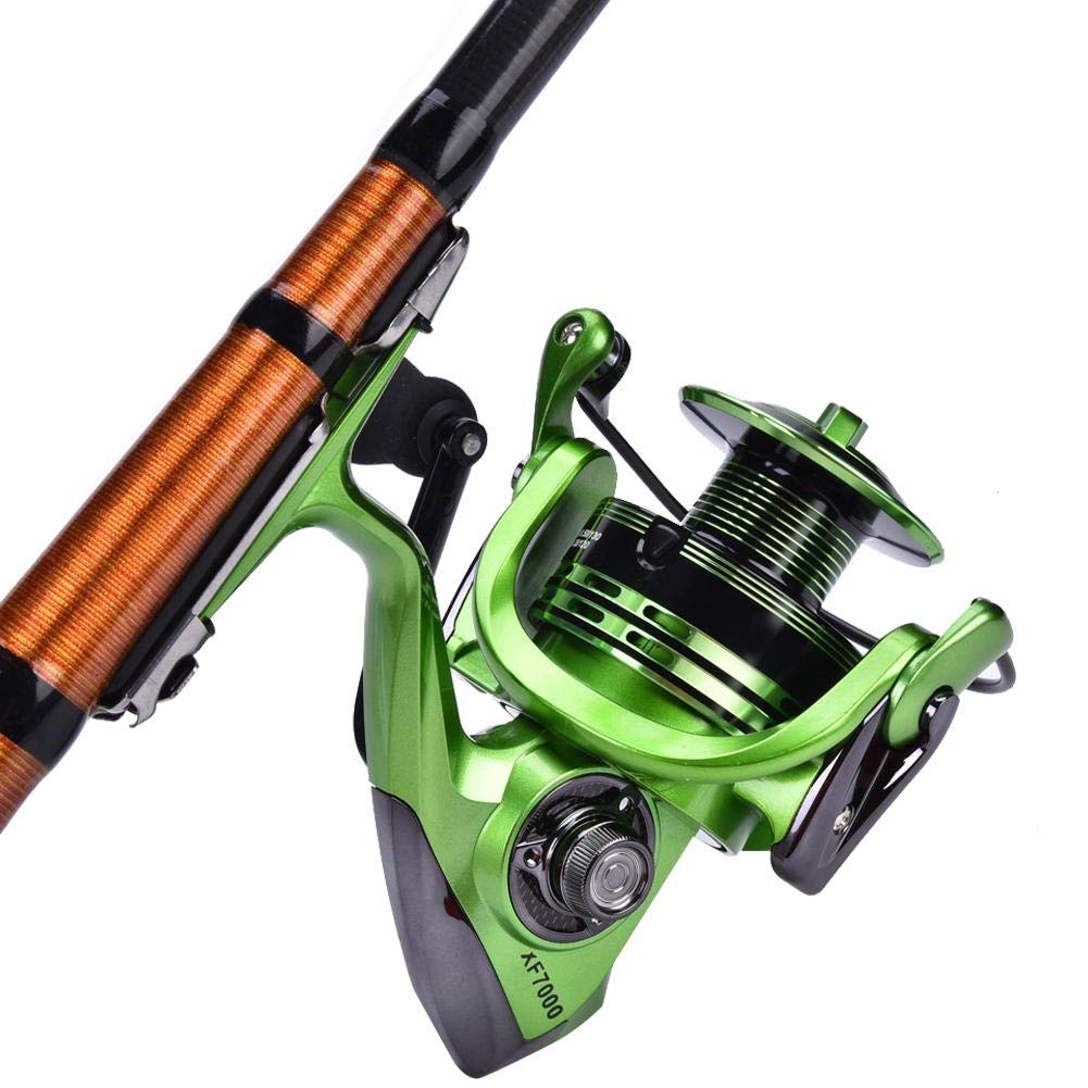 Fishing Reel, Salt Freshwater Metal Heavy Duty Lightweight Casting Spinning Fishing Reel Tackle Accessory(#3)