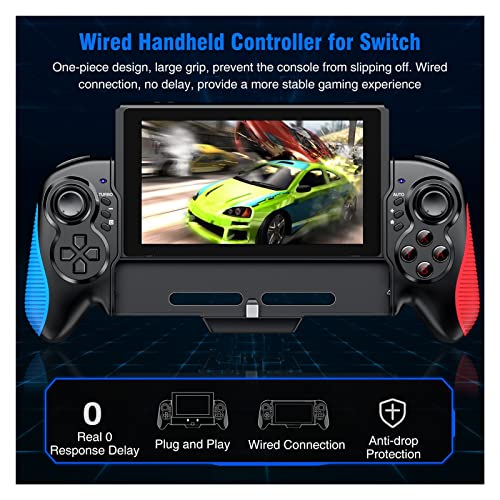 HEBBES Compatible with Nintendo Switch Controller Double Motor Vibration 6-Axis Gyro Handheld Grip Gamepad Compatible with NS Switch OLED Compatible with NS Accessories