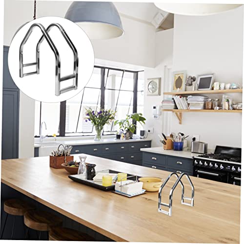 Zerodeko Rack Lid Rack Racks for Storage Shelves Chopping Block Cutting Board Rack Stainless Steel Pot Cover Shelf Pan Lid Holder Chopping Board Rack Chopping Board Stand Bakeware Pot