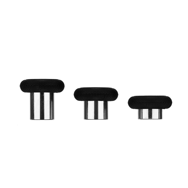 GuliKit KK Ring Thumbstick Kit, 3 Pair of Joystick Replacement Magnetic Analog Thumbstick Swap Set Stick Cap for Kingkong 2 & 2 pro Controller - Black