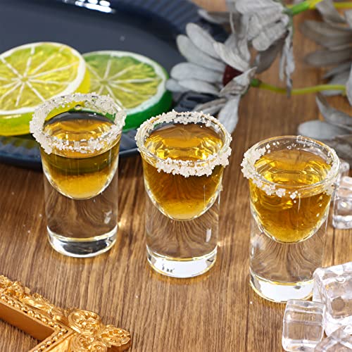 Ioffersuper 36-Pack Shot Glasses Set, 10Ml/0.338 Oz Mini Shot Glasses with Heavy-Duty Base, Mini Wine Glasses, Thickness Glass
