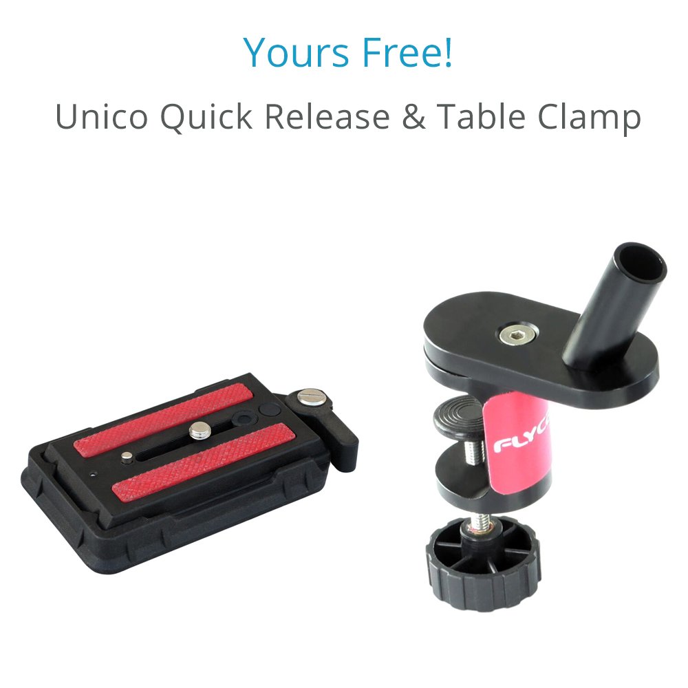 FLYCAM DSLR Nano HD 22"/55cm Micro Balancing Handheld Steadycam Stabilizer, Cameras up to 1.5kg/3.5lbs ((FLCM-DN-HD-QT))