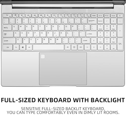 iSTYLE Laptop for Business and Student, T15 15.6" Thin and Light Laptops Computer 1 Year Office 365, Windows 10, Intel CPU, 12GB RAM, 128GB SSD, Backlit Keyboard, Fingerprint, HDMI, Dual Band WiFi