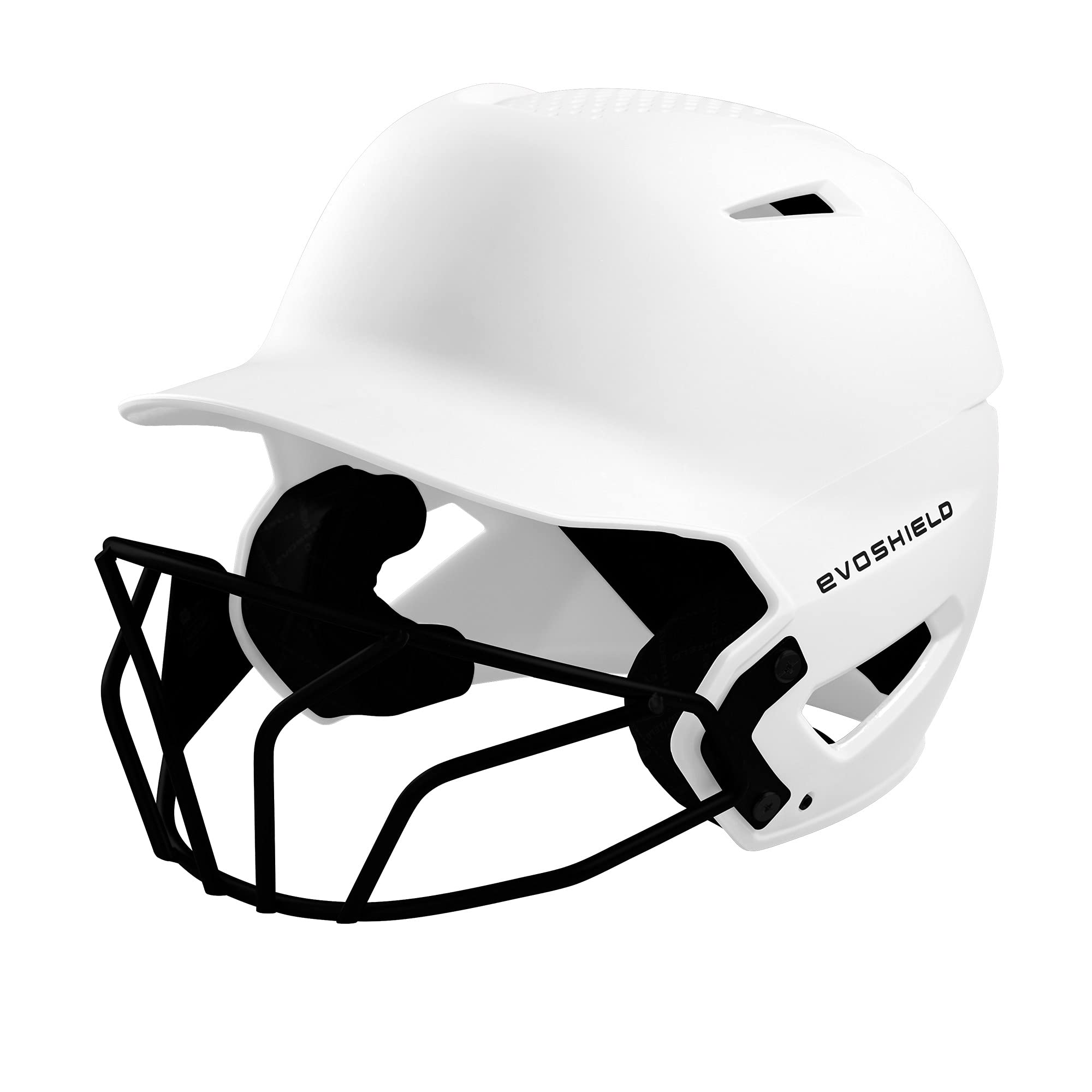 EvoShield XVT™ Matte Batting Helmet with Facemask - White, Small/Medium