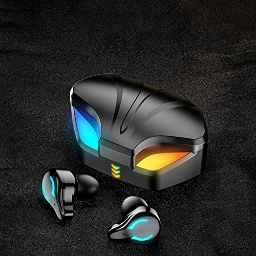 HelloCreate True Wireless Bluetooth Earbuds Mini in- Ear Earphone with Game/Music Mode, Low Latency Bluetooth Earbuds