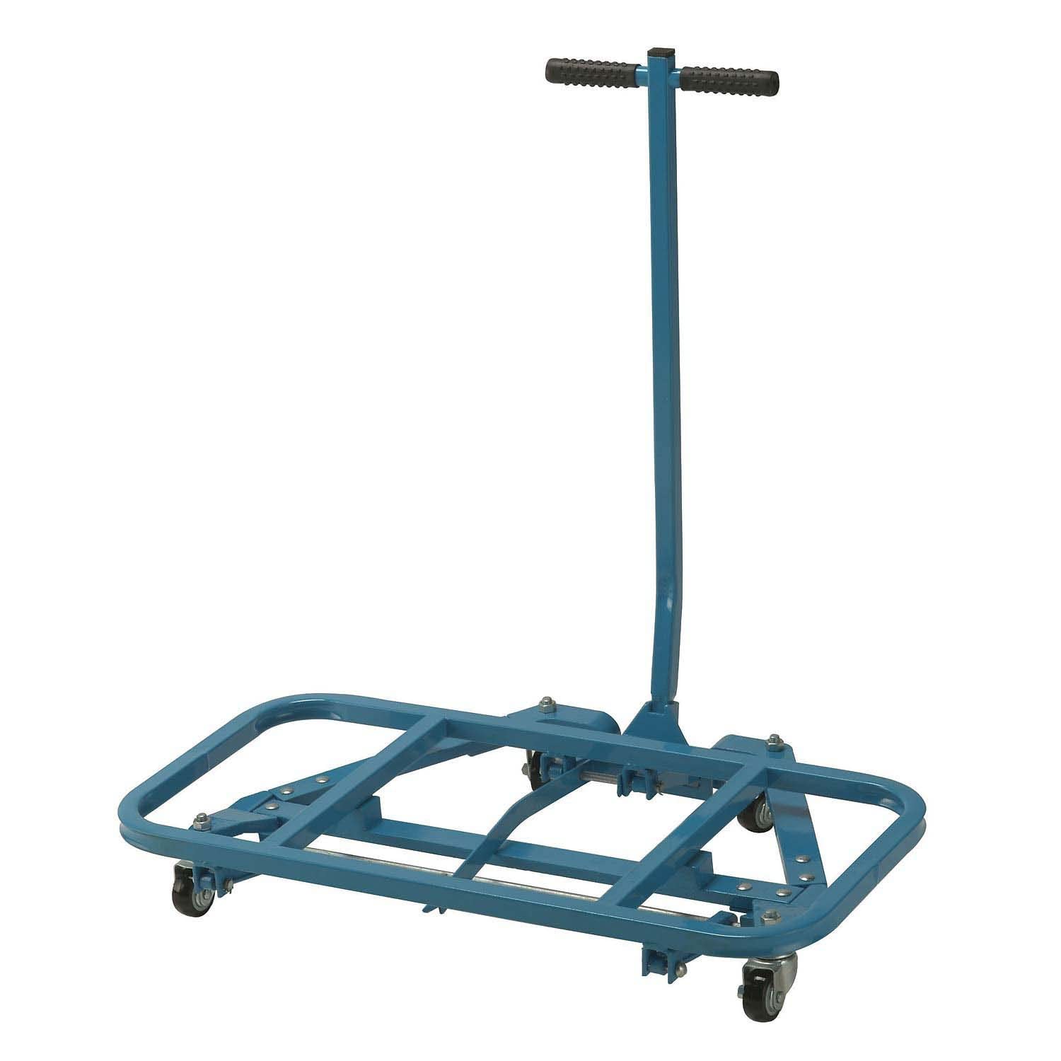Global Industrial Easy Lift Desk Mover, Steel, Blue
