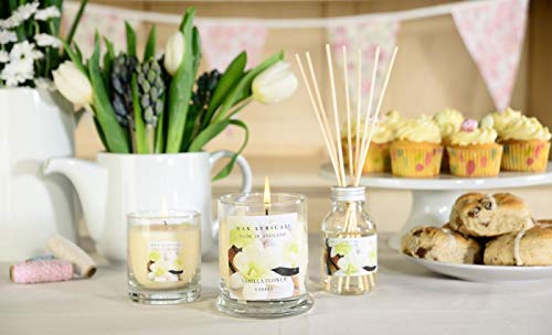 Wax Lyrical - Made in England Collection - Vanilla Flower Scented Glass Jar Candle with Lid (Burns Up to 65 Hours)