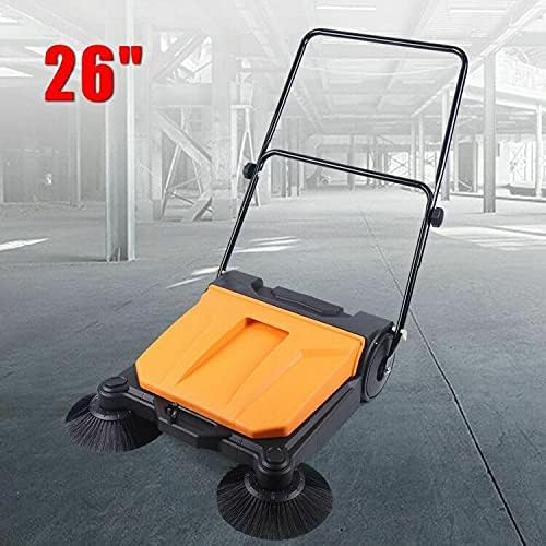 Push Sweeper,Commercial Sweeper,Push Sweeper, Walking Sweeper, Indoor and Outdoor Cleaning Machine, Broom Floor Cleaning Labor Saving Sweeping Machine Foldable Sweeper