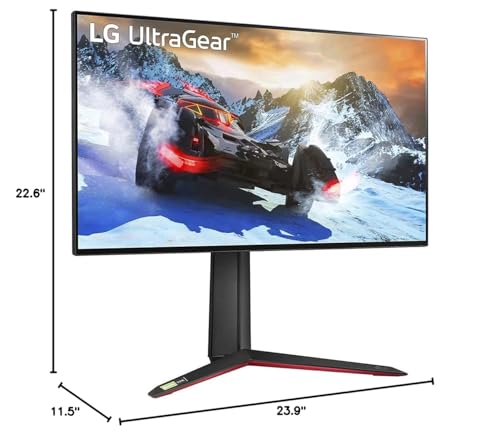 LG 27GP950-B 27" Ultragear 4K UHD Nano IPS 1ms 144Hz G-Sync Gaming Monitor Bundle with 3 YR CPS Enhanced Protection Pack