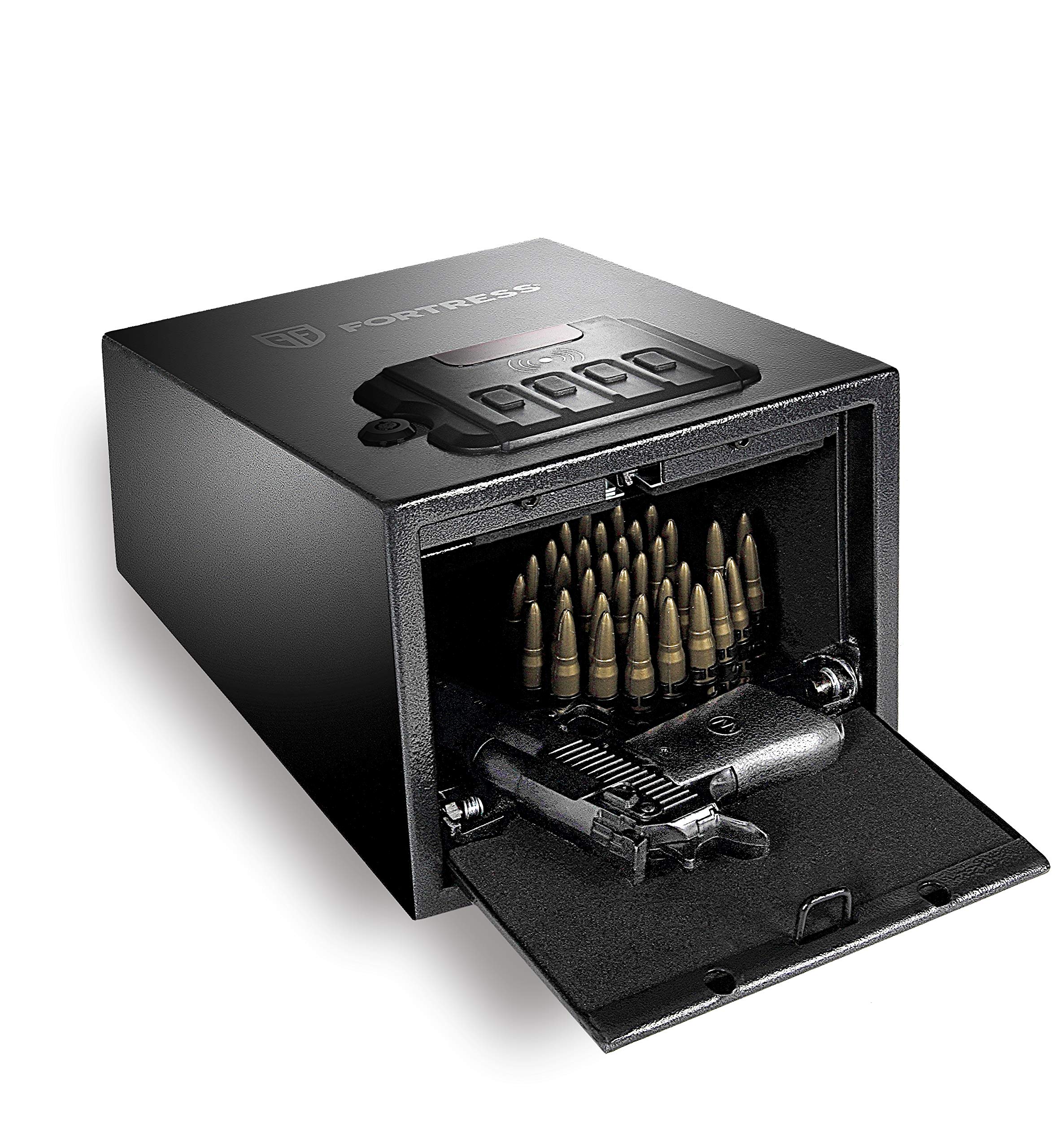 Fortress Small Personal Pistol Safe with RFID Lock, Black