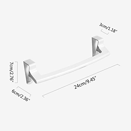 Over Towel Hand Towel and Washcloth Rack for Bathroom and Kitchen Cabinet 9.45x2.35x2.76inch