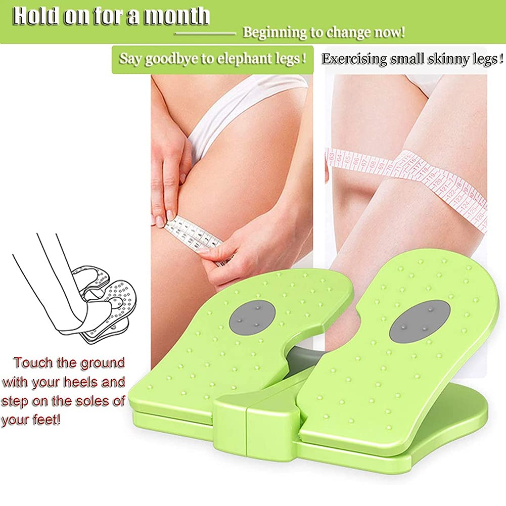 Geroosaty Exercise Pedal Machine Mini Bike Pedal Exerciser Fitness Folding Pedal Exerciser Under Desk Foot Pedal Exercise Stepper