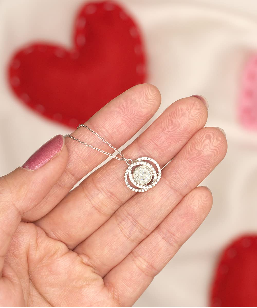 First Communion Gift, Holy Trinity Blessing, Christian Necklaces for Women, Confirmation Gift, Sterling Silver Christian Jewelry, Three Circle Necklace, Easter Present