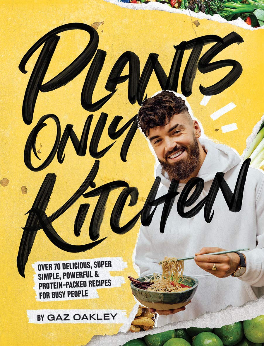 Gaz Oakley Collection 3 Books Set (Vegan Christmas, Vegan 100, Plants-Only Kitchen)