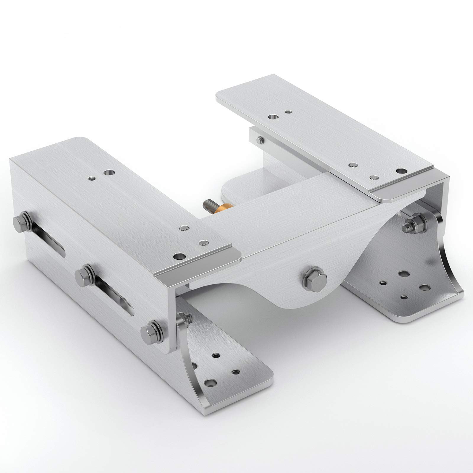 Fiberfly Jack Plate JPL4500 Manual Jack Plate Adjustable 6" Outboard Motor Jack Plate for Boat Steering System
