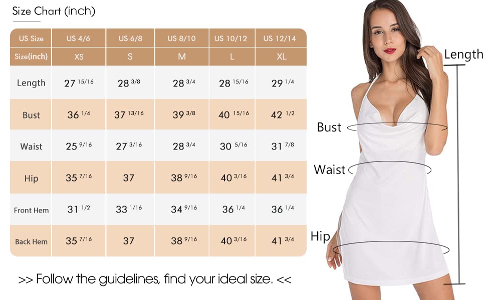 YIKUSO Women's Sexy Deep V-Neck Halter Backless Slit Mini Party Club Dress (M, Black)