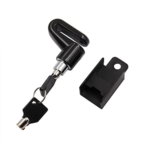 Gatides Bike Lock Motorcycle disc Brake Lock Motorcycle Lock Anti-Theft Lock New disc Brake Lock Modified Accessories Bicycle Chain (Color : Black)
