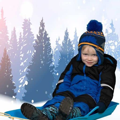 Lifetime SNO Go Snow Sled, Heavy-Duty Plastic, Winter Downhill Sled, Great for 2-4 Year Old Kids (Blue).