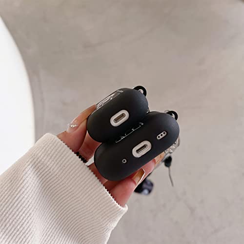 NOLEGA with Anime Character Lanyard Keychain AirPod 1/2 Case, Personalised Drink Boy and Unique TPU Process Frosted Soft AirPod Case