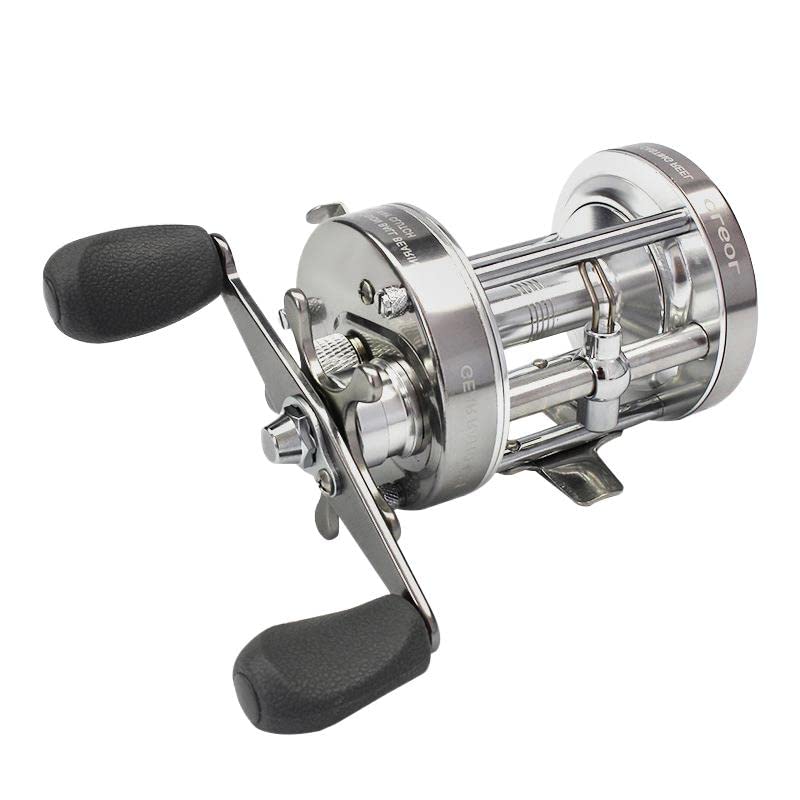 Fishing Gear 60#多色金属双刹车鼓轮/雷强轮/船钓轮威海