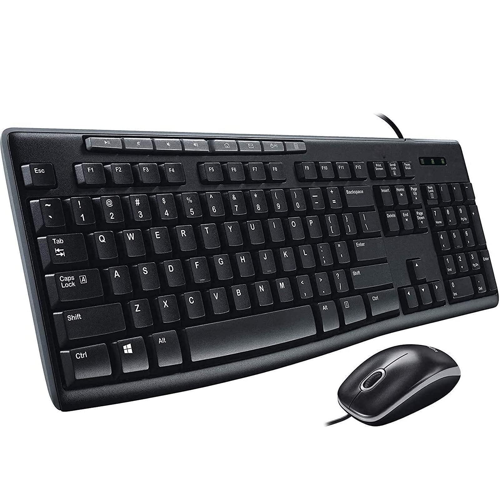 XYLXJ Gaming Keyboard and Mouse, Wired Gaming Keyboard and Mouse Combo RGB Backlit Gaming Keyboard With Multimedia Keys Wrist Rest and Red Backlit