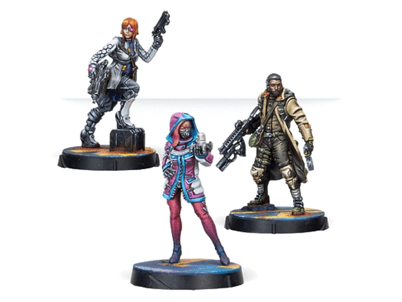 Infinity Miniatures - CodeOne: Dire Foes Mission Pack Delta: Obsidian Head - Unpainted Miniature by Corvus Belli β Compatible with Infinity and Other Tabletop RPG TTRPG