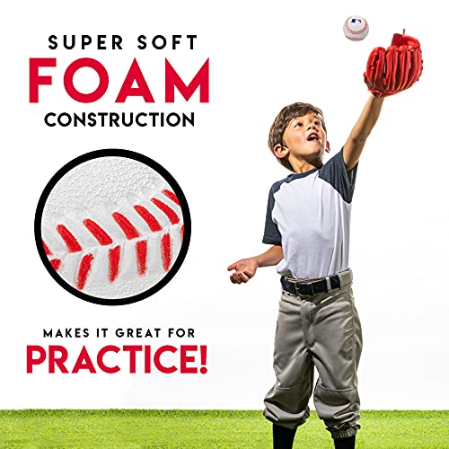 Franklin Sports MLB Adjust-A-Hit T-Ball Set Blue/Red, 5 - 18 years includes Tee, Ball, & Bat