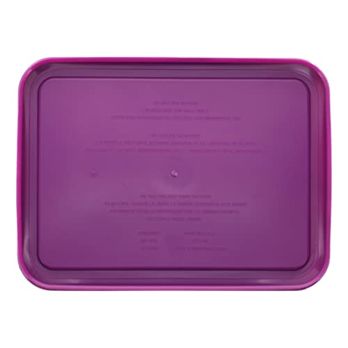 Pyrex 7210-PC 3-Cup Thistle Purple Plastic Food Storage Replacement Lid, Made in USA - 2 Pack