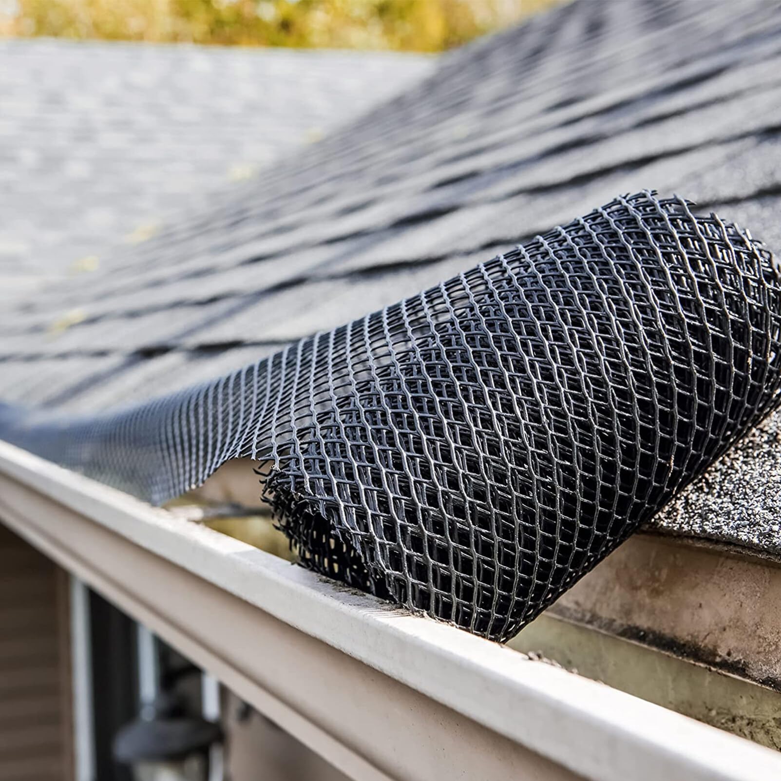 Floor Net Cover Gutter Guard Gutter Screens Plastic Mesh Tree Guards Leaf Guards for Gutters Leaf Filter Gutter Mesh Gutter Cover Plastic Netting Plastic Screen Gutter Leaf Guards