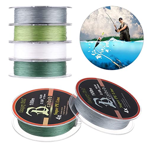 Fishing Line Innovative Angling Accessories Wear Resistant Smooth Fish Supplies Multifilament Thread(0.6,Grey)