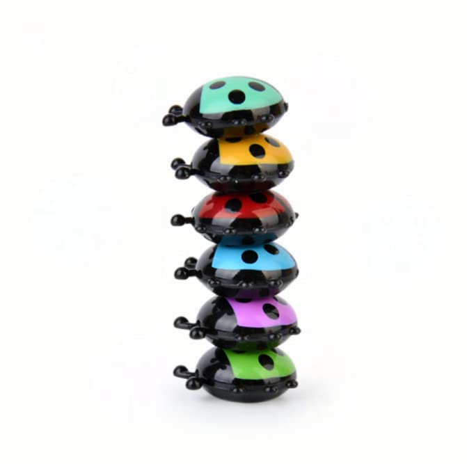 HLLMX 12 PCS Cute Ladybug Refrigerator Magnets Kitchen Magnets Office Magnets for Kitchen School Classroom, Locker Magnets for Kids Boys Girls, Home Decoration Photos