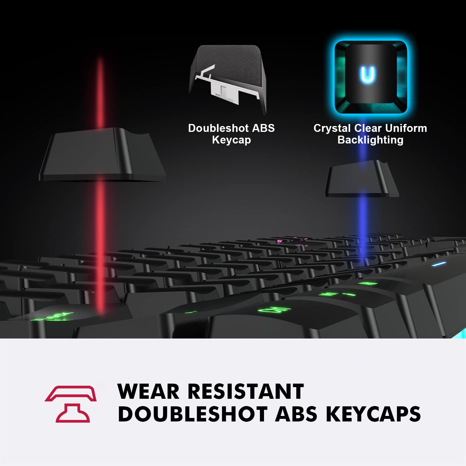 NPET K611 60% Mechanical Gaming Keyboard and K10 Gaming Keyboard