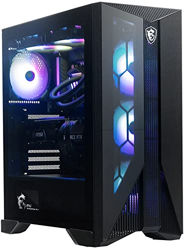 MSI Aegis RS 12TF-253US Gaming & Entertainment Desktop PC (Intel i9-12900KF 16-Core, 32GB DDR5 4800MHz RAM, 1TB PCIe SSD + 3TB HDD (3.5), GeForce RTX 3080 Ti, Win 11 Pro) Refurbished (Renewed)