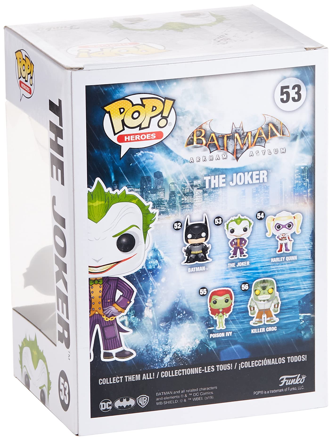 Funko , Multicolor,FK42336 DC POP! Heroes Vinyl Figure The Joker (Green Chrome) 9 cm