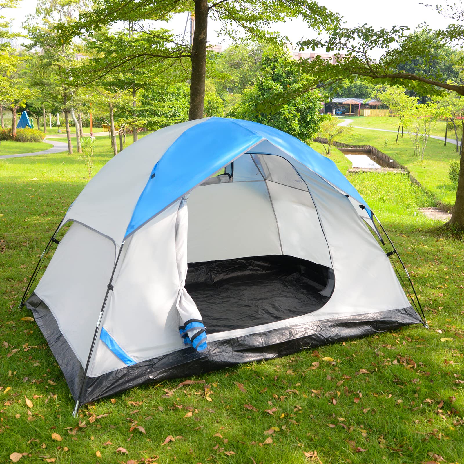 GEERTOP Portable 2 Person Tent for Camping Outdoor Dome Tent with Removable Rain Fly for Backpacking Hiking Camp Travel - Easy Setup