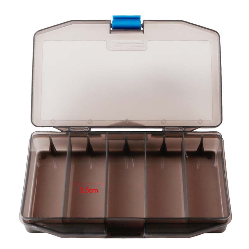 Fishing Tackle Boxes Fishing Tackle Box Storage Case Fly Fishing Lure Spoon Hook Bait Tackle Case Box 5 Compartments Fishing Accessories Tools