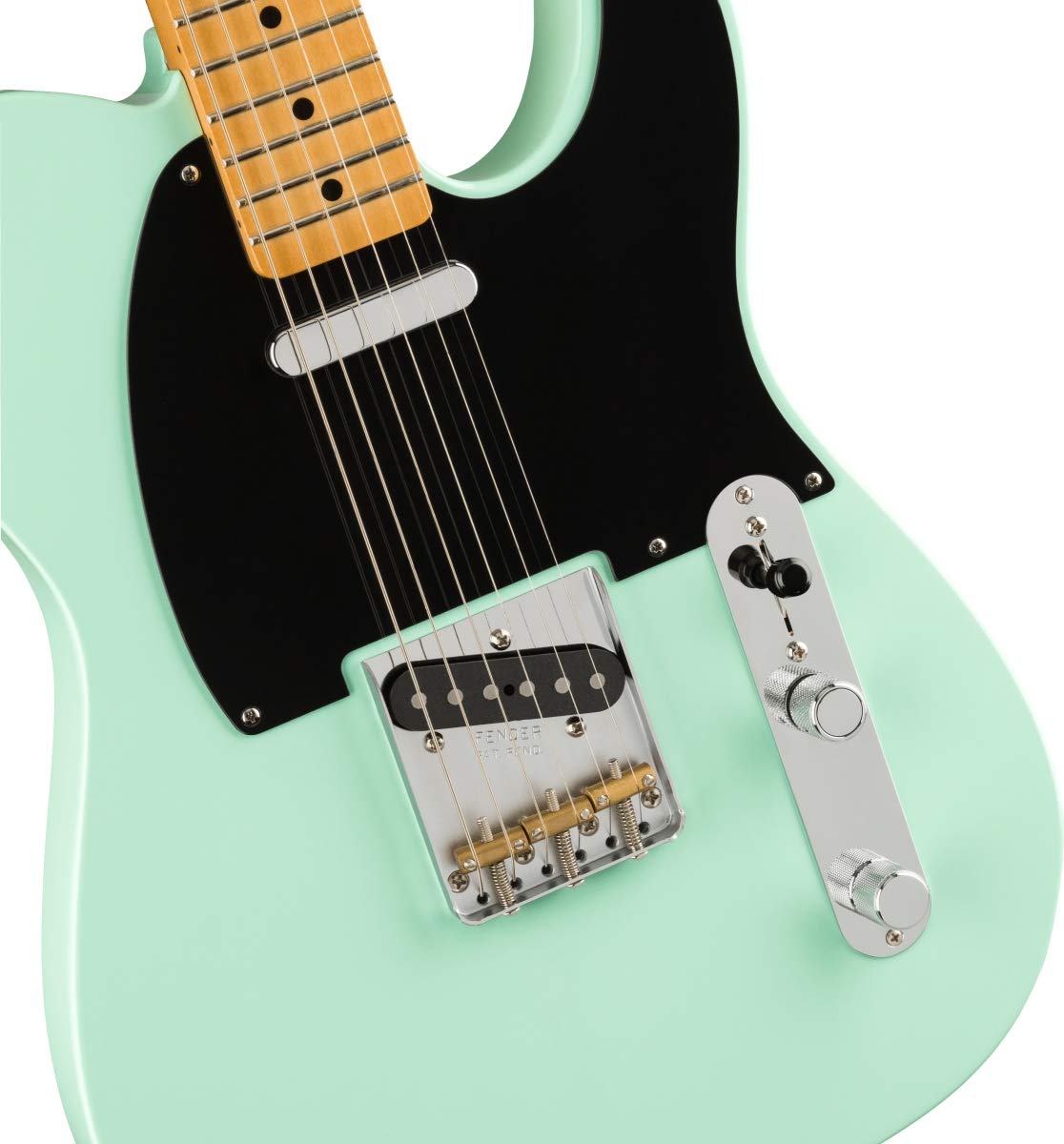 Fender Vintera 50s Modified Telecaster Electric Guitar, with 2-Year Warranty, Surf Green, Maple Fingerboard