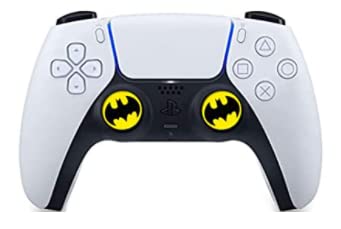 Famiworths4pcs Controller Bat Man Silicone Joystick Cover Non-Slip Improve Gaming Thumb Grip (Superhero) for PS5 / PS4/ Xbox One / Xbox360